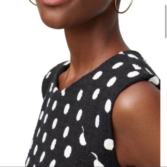 J. Crew | Dresses | J Crew Marcy Polka Dot Tweed Dress | Poshmark